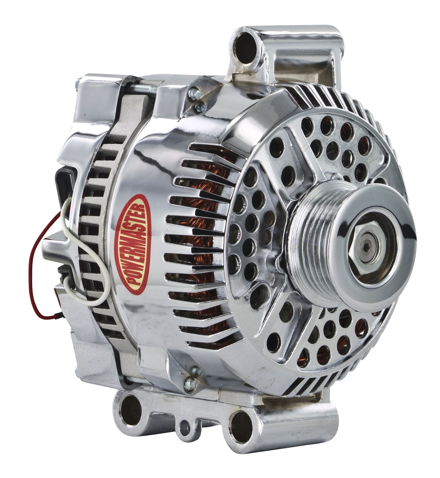 Powermaster 377681 Ford 3G Style Alternator 200 Amp Chrome · Winners Circle