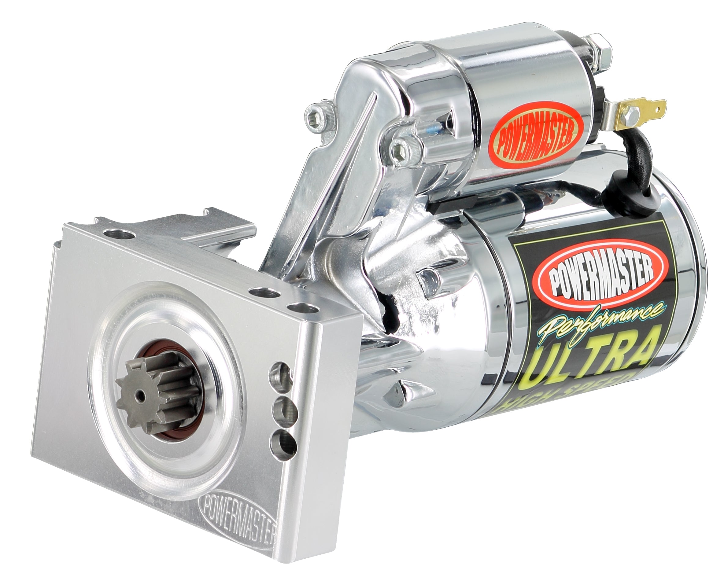 Powermaster 19452 Ultra High Speed Starter Mini Chevy 168 Tooth Chrome ...
