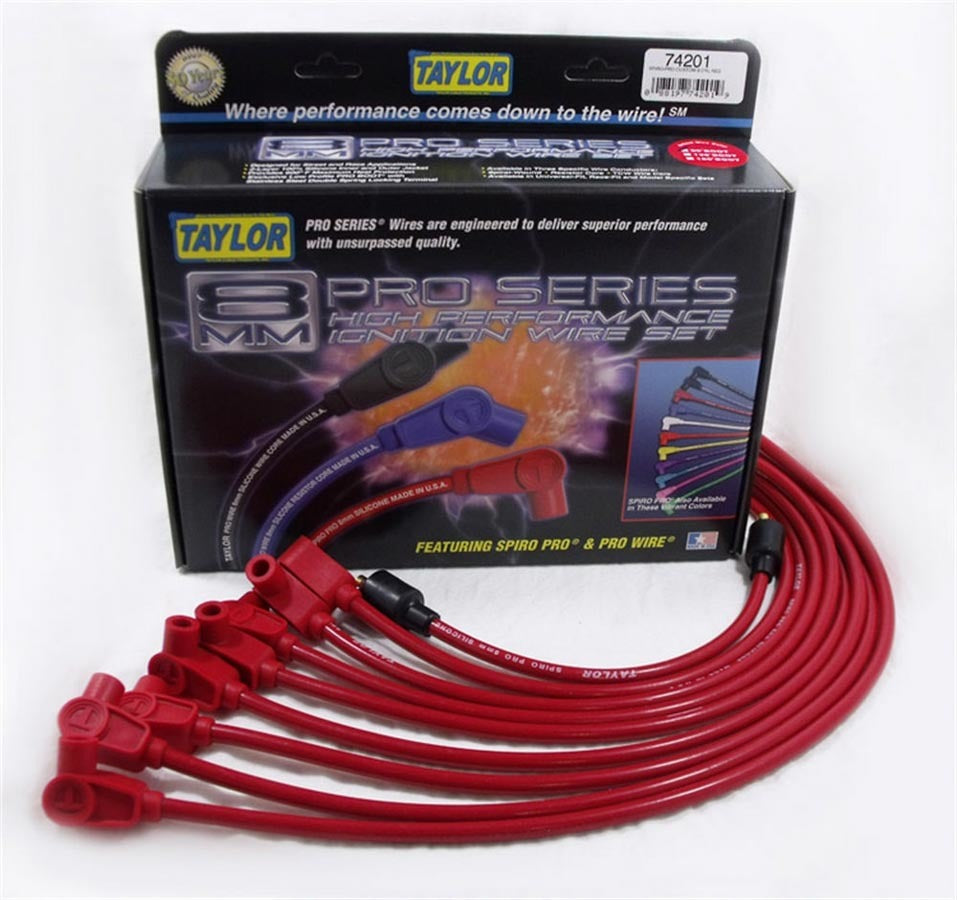Taylor 74262 Spiro-Pro 8MM Spark Plug Wire Set Ford/Oldsmobile/Pontiac ...