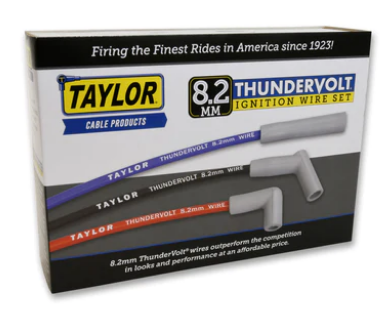 Taylor 82044 Thundervolt 8.2MM Spark Plug Wire Set Gen III/IV LS Black ...