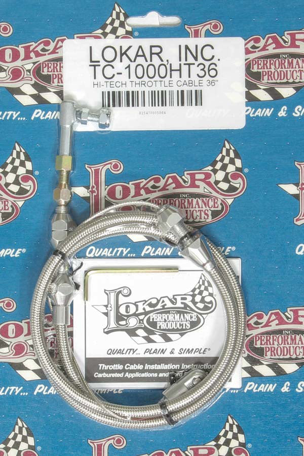 Lokar TC-1000HT36 36 Hi-Tech Throttle Cable · Winners Circle