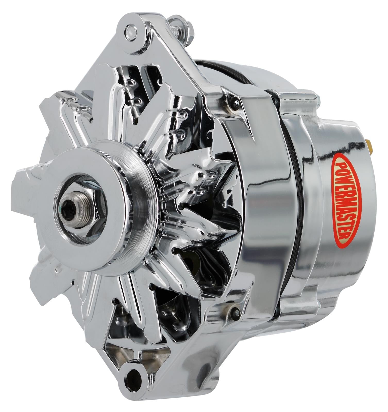 Powermaster 17102 Alt GM 10DN Chrome 100A 1V Pulley Ext Regulated ...